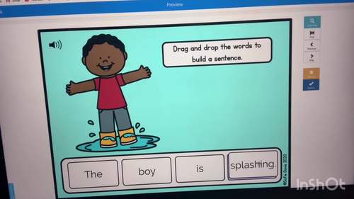 Sentence Order Boom Cards by Where I AUT-a Be | TPT