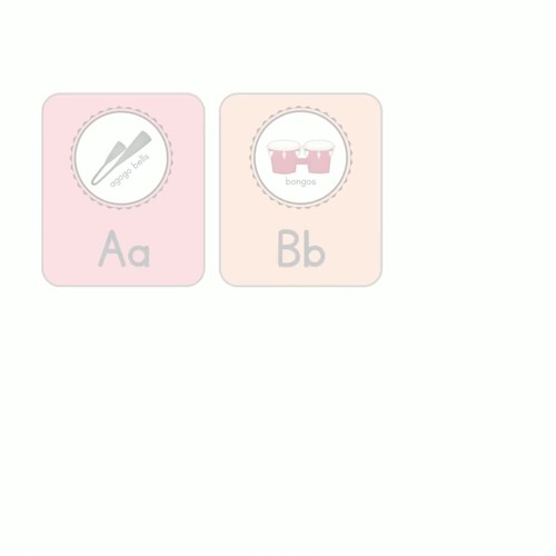 Musical Alphabet Posters - Pastel Rainbow Colors by CoffeeSingTeachRepeat