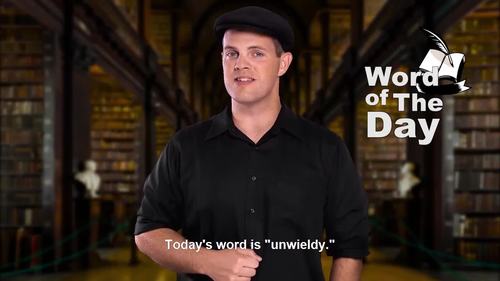 Word of the Day - Unwieldy by The Storyteller Teacher | TPT