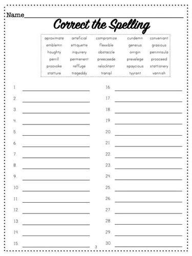 Abeka Spelling Vocabulary & Poetry 4 - 5th Edition - Spelling List 27 ...