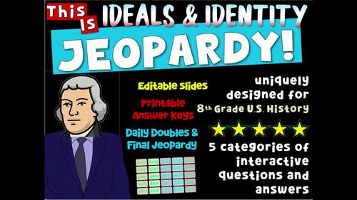 8th Grade U.S. History "ABOLITION" Jeopardy! Fun and Interactive Review ...