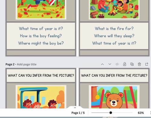 Inference Reading Comprehension Cards by TechLitTeach | TPT