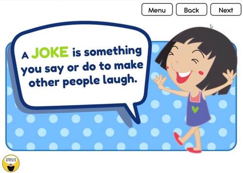 Boom™ Cards What Is A Joke? Teaching Figurative Language by Speechie ...