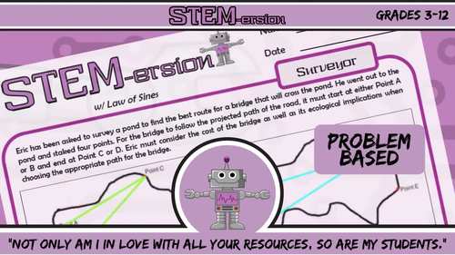 STEM-ersion Graphing Piecewise Functions Printable & Digital Activity