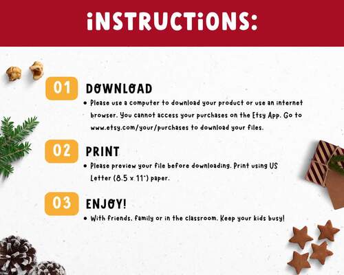 Christmas Activity Booklet, Printables, No-prep, Homeschool | TPT