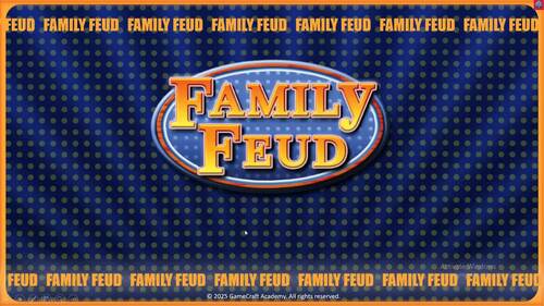 Family Feud PowerPoint Review Game Template | Auto Scoring | Editable ...