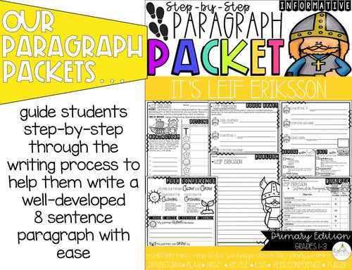 It's Leif Eriksson | Biography Paragraph Packet | Informational Writing