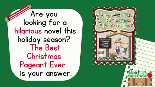 The Best Christmas Pageant Ever {Novel Study & Flip Book} - PRINT & DIGITAL