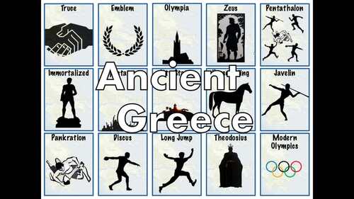 Ancient Greece Board Game #8 - Olympics (social studies, history ...