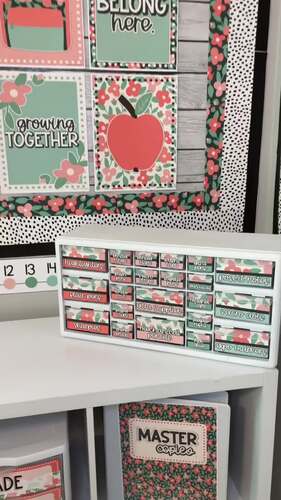 Modern School Style Classroom Decor | Calm School Class Decor | Mega Bundle