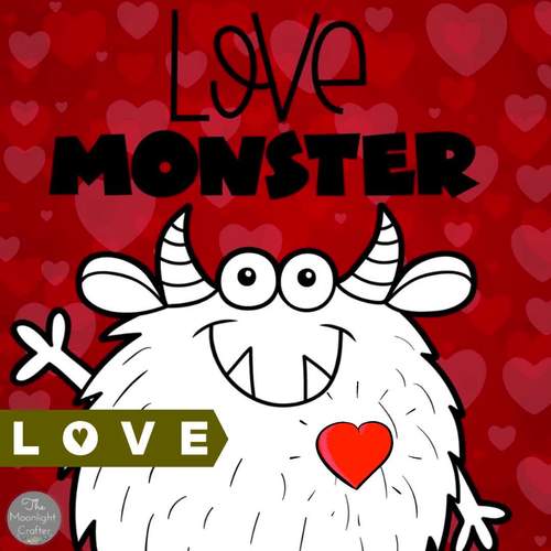 LOVE Monster Book Companion by moonlight crafter by Bridget | TPT