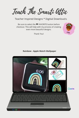 Rainbow - Apple Watch Wallpaper, Fun for Everyone by Teach The Smarti Attic