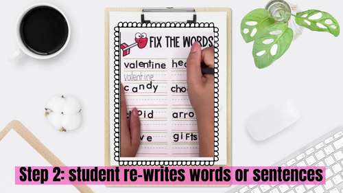 Occupational Therapy FIX THE MISTAKES handwriting legibility practice ...