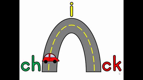 Digital Digraph Car Blending Boards by Crayon Connections | TPT