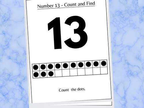 Errorless Ten Frame Numbers 11–20 Worksheets for Autism & Special ...