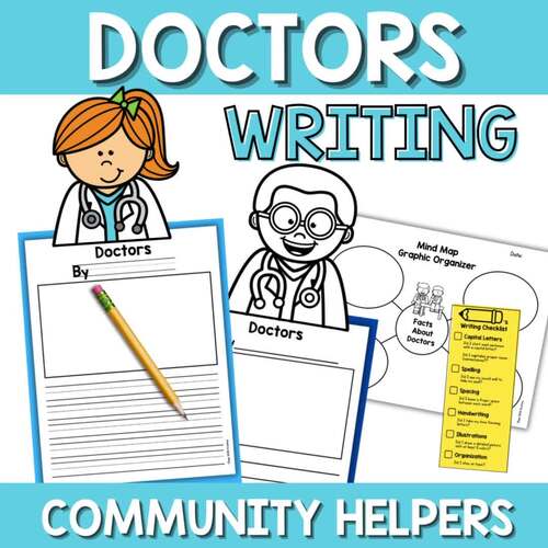 Doctors Informational Writing Activity | Community Helpers Project ...