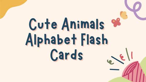Animals Alphabet | Literacy | Letters Flash Cards | Vocabulary ...