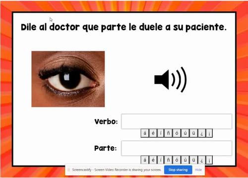 Spanish Body Parts Boom Cards, Spanish Digital Flashcards, Task Cards ...