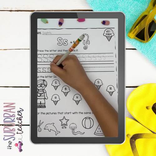 Kindergarten Summer Review Packet Fun Summer School Activities | TPT