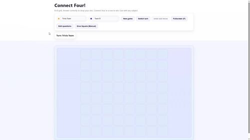 Connect Four! Digital Review Game for any subject by Level UP Industries