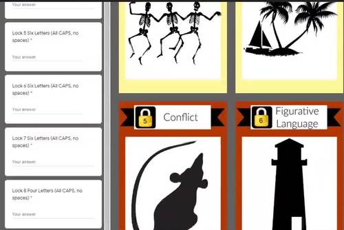 Three Skeleton Key Digital Escape Room Lesson Activity by Susie's Notebook