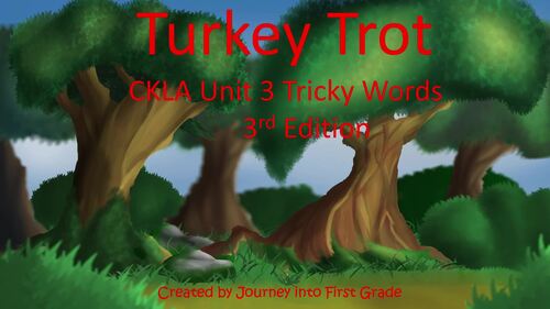 CKLA First Grade Unit 3 Skills Tricky Word Digital Activity 3rd Edition