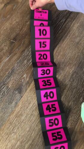 Skip Counting by 5s and 10s Math Craft Book by SS Primary | TPT