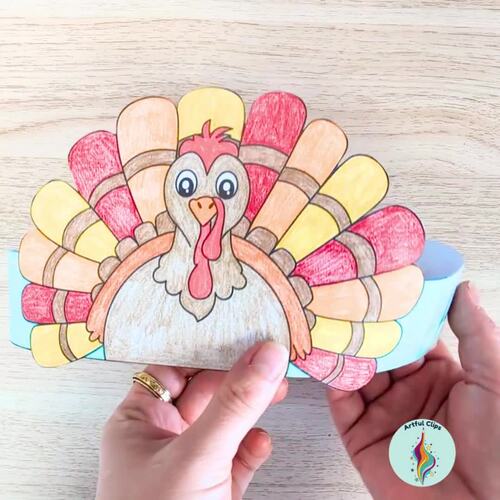 Turkey Hat Craft | Thankful Headband Templates for Thanksgiving ...