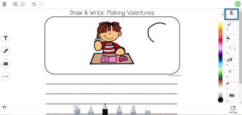 Seesaw Draw and Write- February by Created by Chelsea | TPT