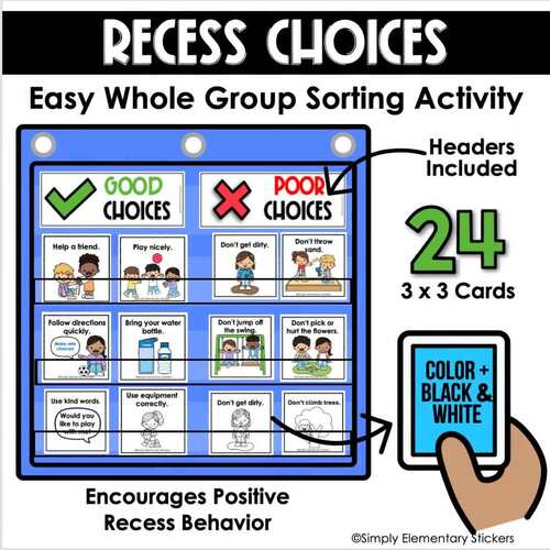 Recess & Playground Rules & Expectations Posters: Safety Bulletin Board ...