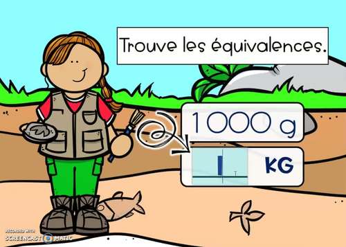 La masse et sa conversion Boom Cards by Madame Soleil | TPT