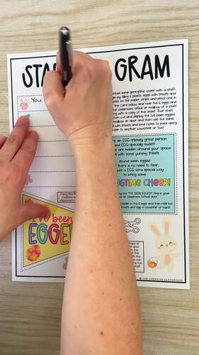 Easter Staff Egg Gram | Spring Staff Morale Booster and Gift Idea