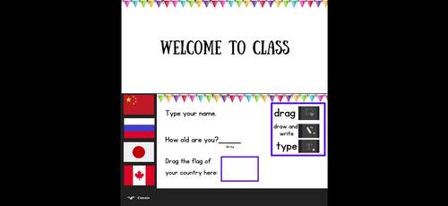 First Class Bundle (3 Designs/6 files) by The ESL Teaching Assistant