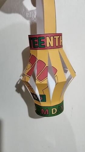 Juneteenth Lantern Craft Coloring Page Activities Juneteenth Craft ...