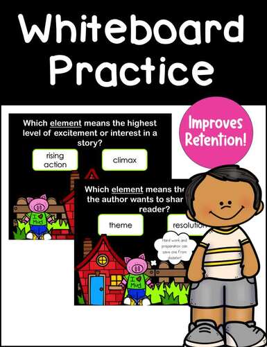 Literary/Story Elements Posters, PowerPoint, Worksheets, Assessment ...