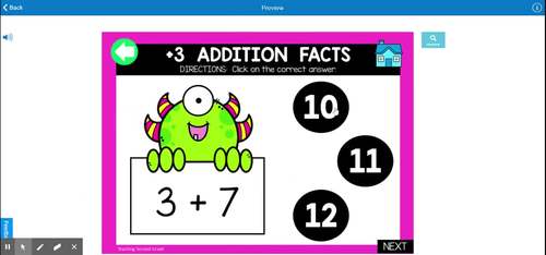 Boom Cards™ Addition Facts | Math Fact Fluency by Teaching Second Grade