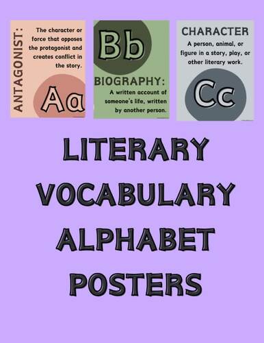 Boho Colors Alphabet Posters- ELA Vocabulary by Joyful Bird Creations