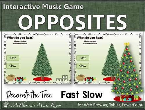 Christmas Music | Tempo Fast and Slow Interactive Music Game {Decorate ...