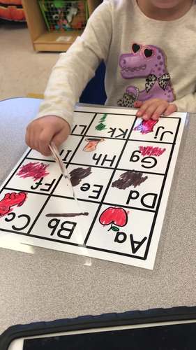 Fun Alphabet Practice Individual Letter Chart by The Productive Place
