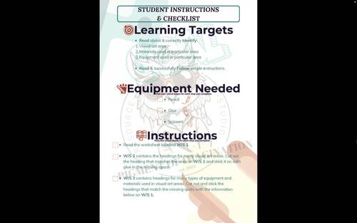 Clay Worksheet: Ceramic Materials & Equipment Labelling & Comprehension