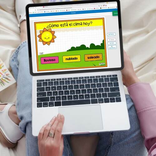 El Clima/Weather en Español para Niños | Boom Cards® | NO-Prep | TPT