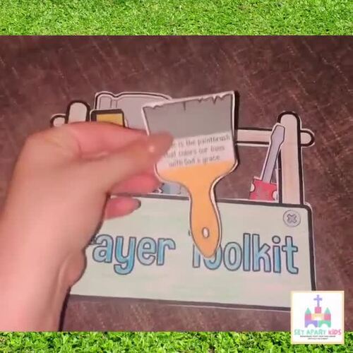 Prayer Toolkit Craft for Kids | Printable Christian Activity | Fun ...