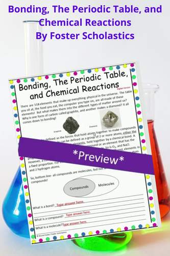 Bonding, The Periodic Table, and Chemical Reactions by Foster Scholastics