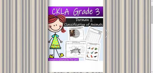 CKLA Grade 3 - DORMAIN 2 Read Aloud Classification of Animals (complete)