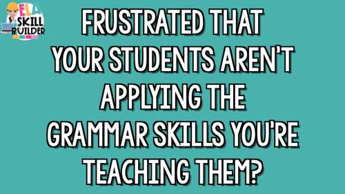 1st Grade Grammar Assessment & Rubrics - Inspired by Patterns of Power ...