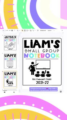 Back To School Interactive Notebook Journal + Folder Covers | TPT