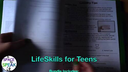 Life Skills for Teens Special Education Bundle by A Space to Speak