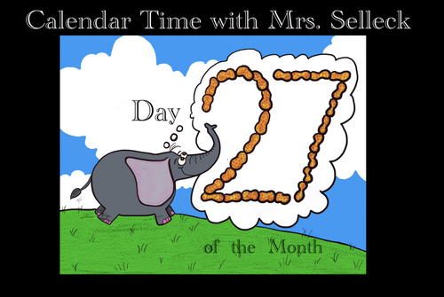 Calendar Time with Richelle Selleck, Day 27 of the Month | TPT