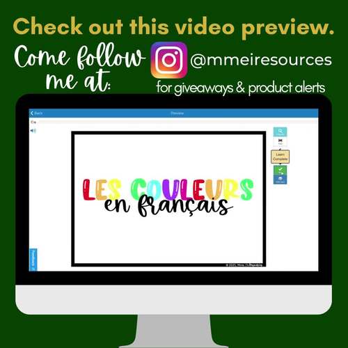 Les couleurs | Boom Cards | Digital Learning by Mme I's Resources