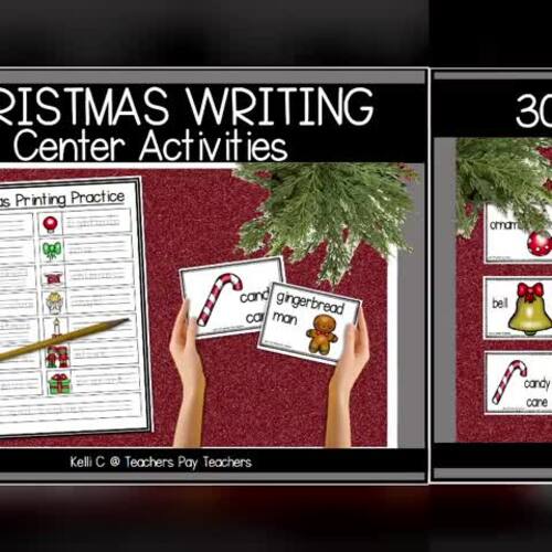 Christmas Activities for Centers to Encourage Writing by Kelli C